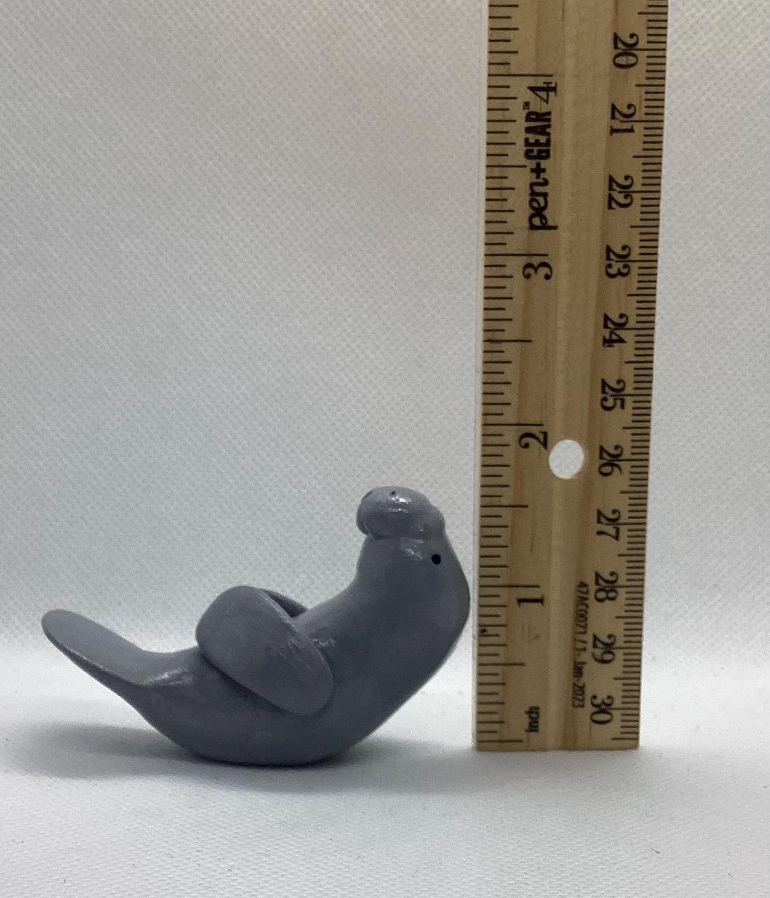 Manatee Clay Figure Desk Buddy - Etsy