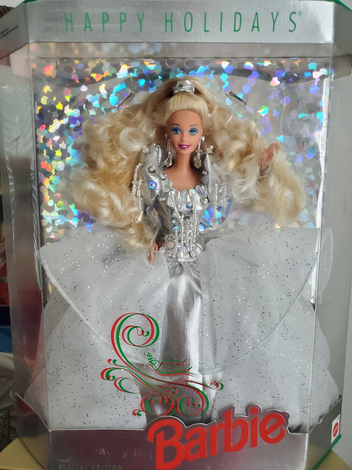 1992 Happy Holiday Barbie Collectible - Etsy