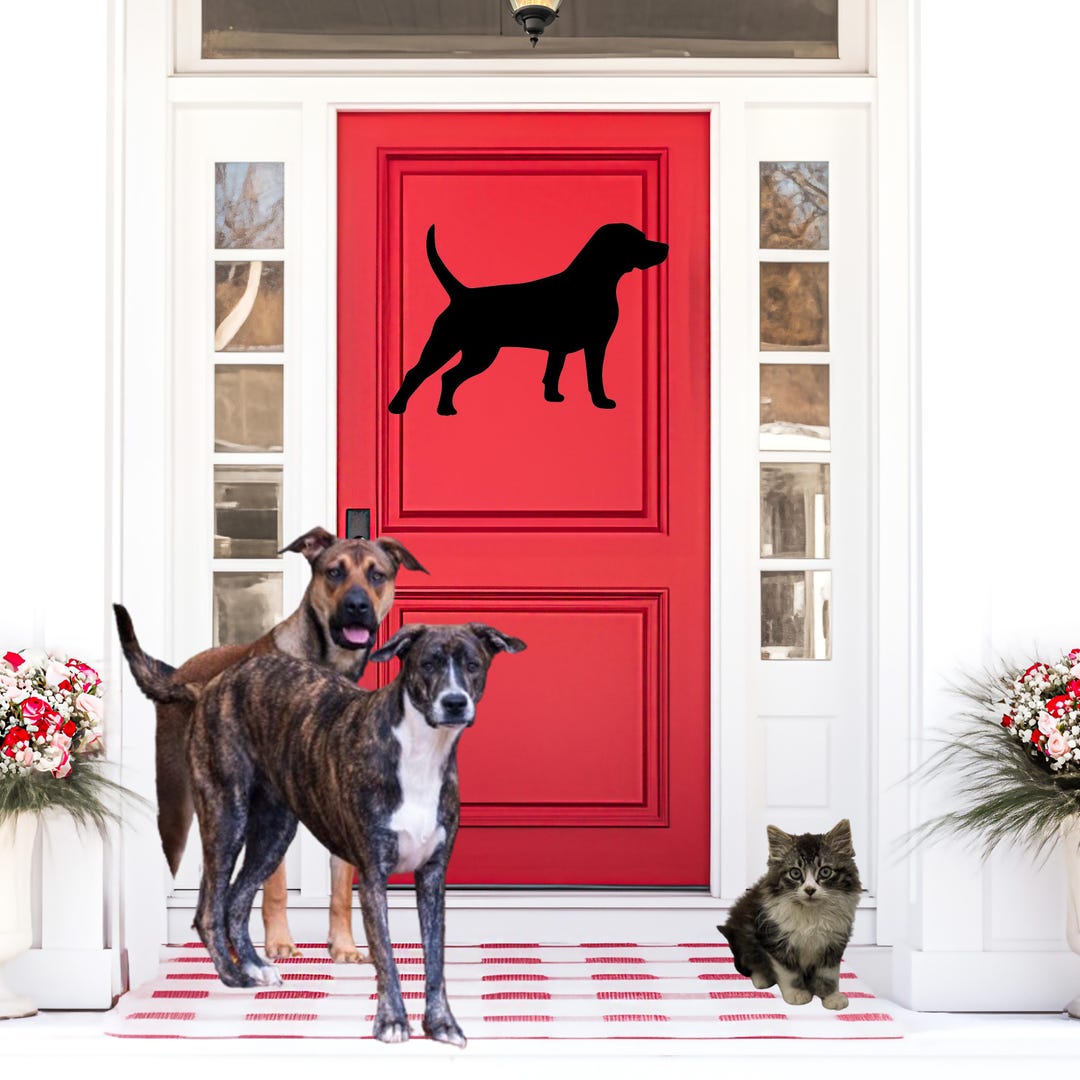 Beagle Dog Silhouette Sign Personalized Dog Dad Gift for Him, Custom ...