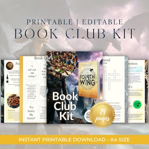 Fourth Wing the Ultimate Book Club Kit Themed Activities, Recipes, and ...