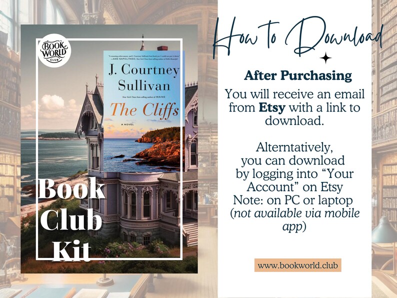 The Cliffs by J Courtney Sullivan Book Club Kit | Complete Discussion ...