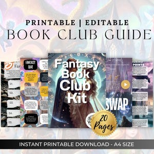 Fantasy Book Club Kit | Effortless Book Club Planning | Your Guide to ...
