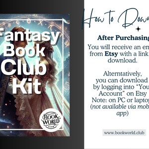 Fantasy Book Club Kit | Effortless Book Club Planning | Your Guide to ...