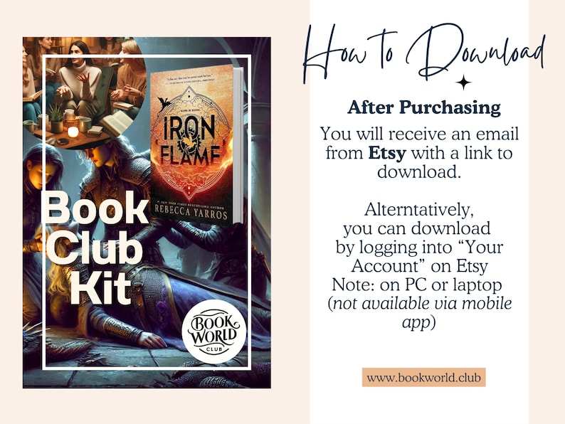 Iron Flame Book Club Kit - Complete Guide With Fun Activities, Trivia ...