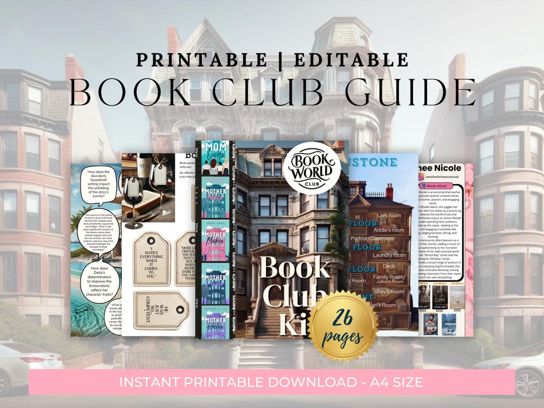 Mom Com's Book Club Kit: the Ultimate Book Club Experience! |book World ...