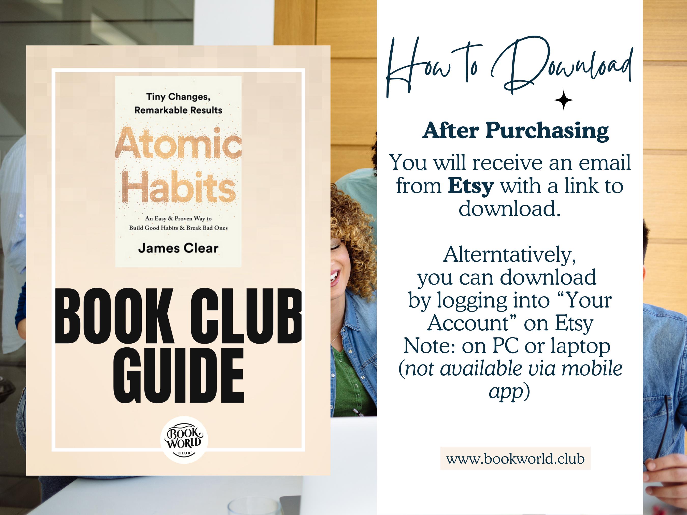 Atomic Habits Book Club Kit & Guide - Complete Discussion Prompts and ...