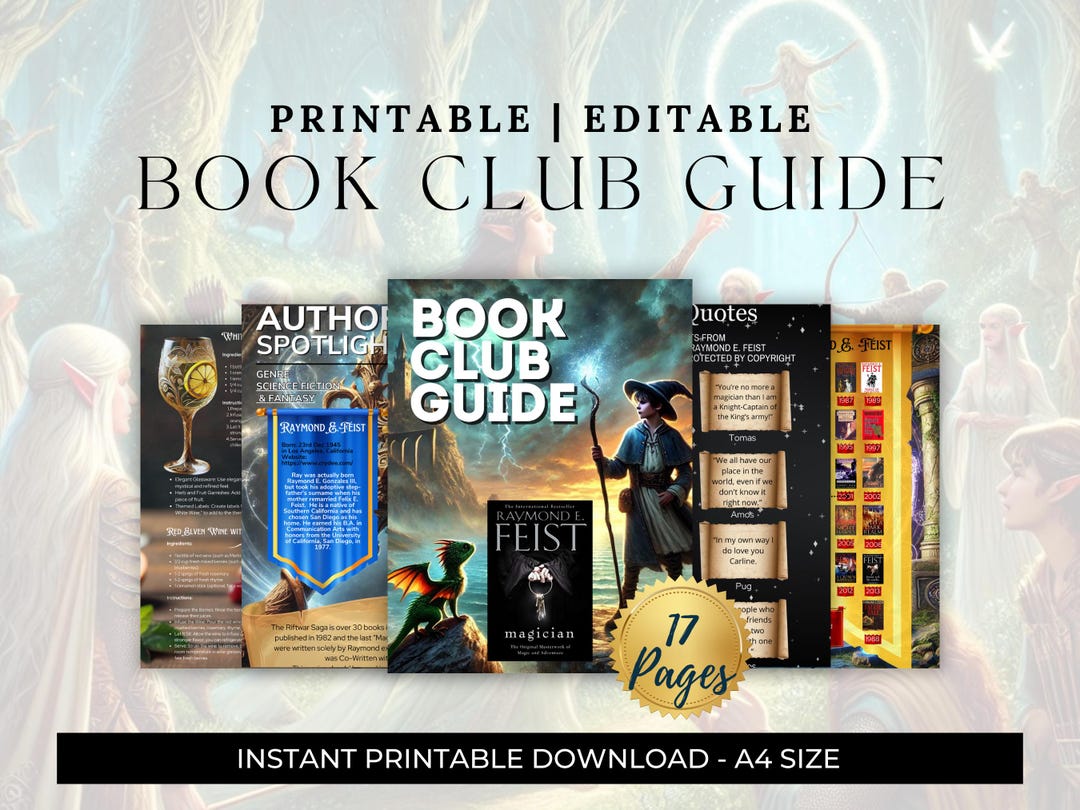 The Magician by Raymond E. Feist - Ultimate Book Club Kit | Discussion ...