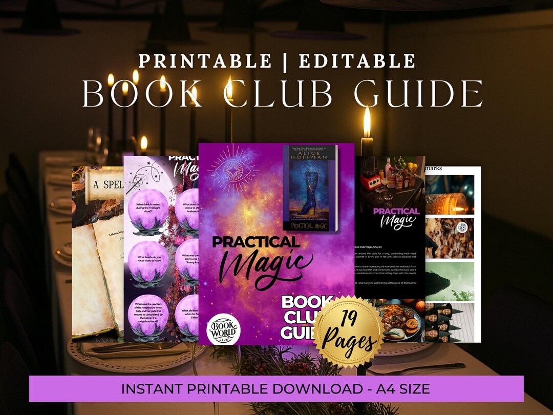 Practical Magic – Book Club Guide | Book World Club | A Night of Spells ...