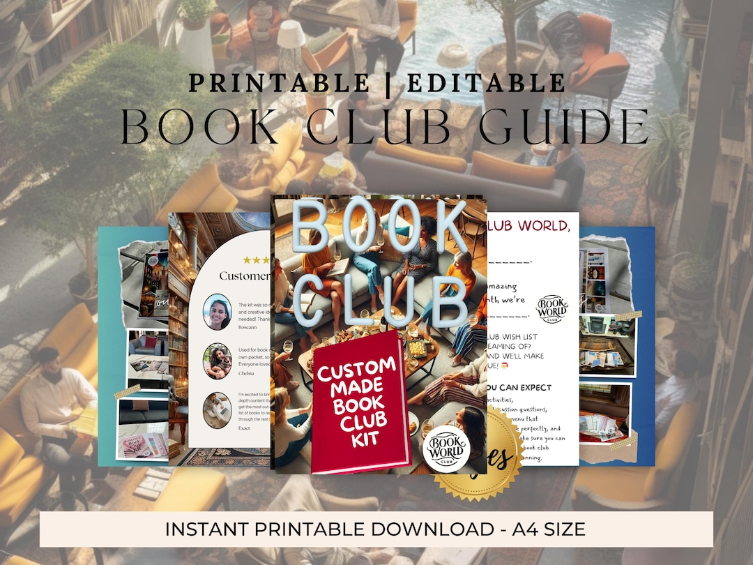 Custom Made Book Club Kit - Limited Edition | Your Book Club Deserves ...