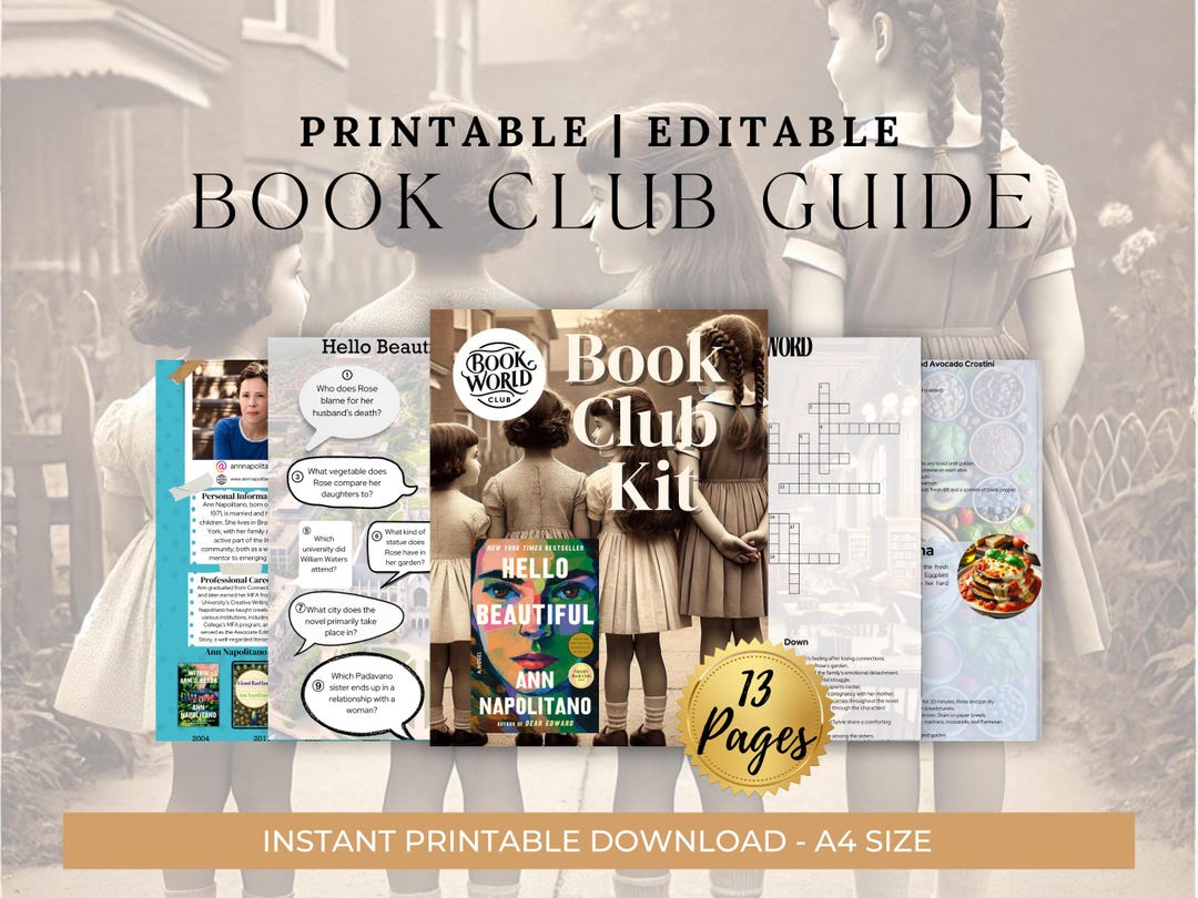 Hello Beautiful Book Club Kit | Literary Fiction Discussion Guide ...