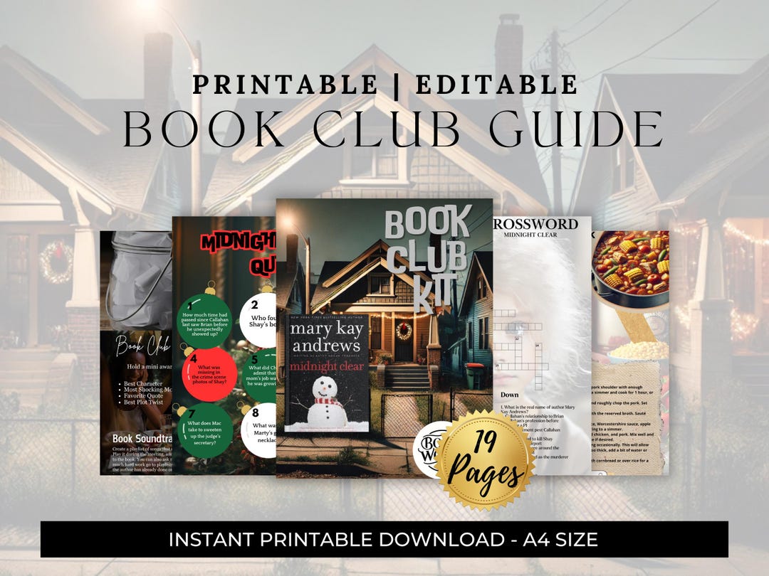 Midnight Clear Book Club Kit | Digital Download With Discussion ...