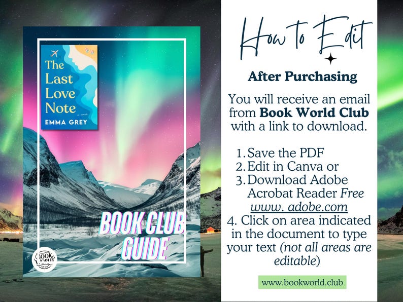 The Last Love Note Book Club Guide – Celebrate Love, Loss, and New ...