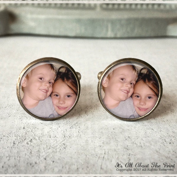 Photo Cufflinks - Etsy