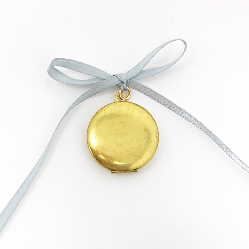 Gold Locket Charm, Wedding Bouquet Locket, Bouquet Photo Charm ...