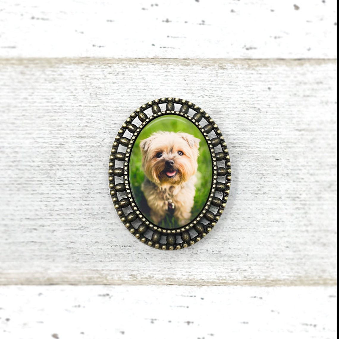 Custom lapel photo pin wedding boutonniere pin personalized | Etsy