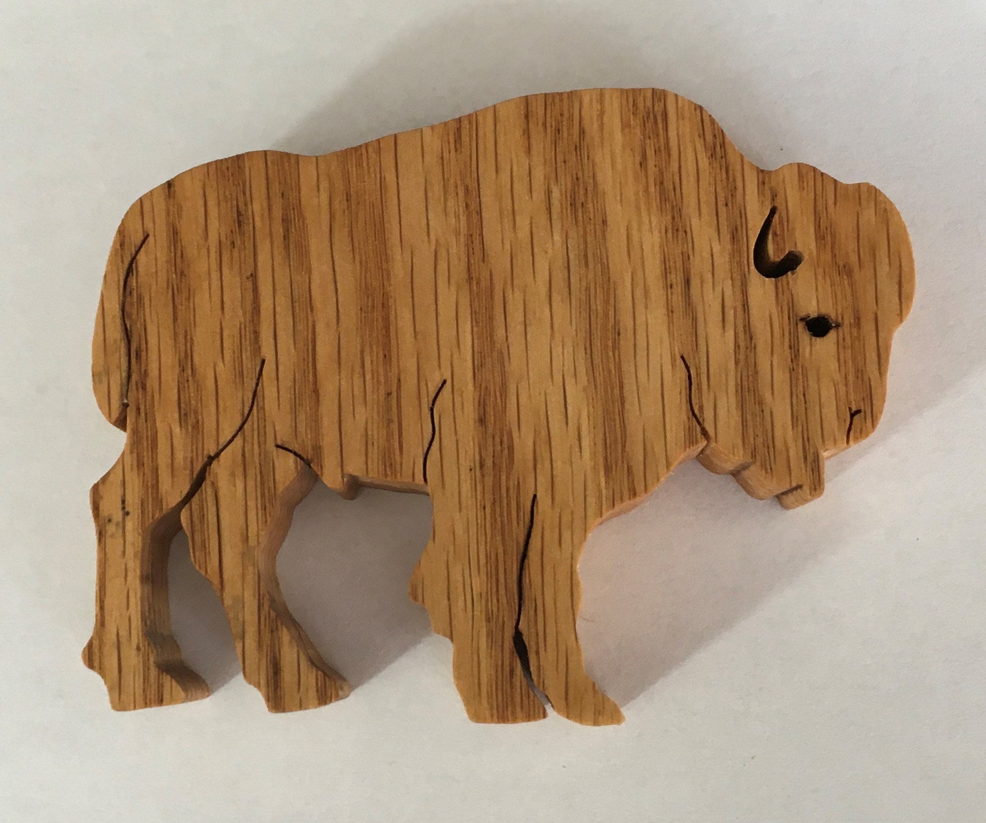 Materials Collage Bison or Buffalo Wood Cutout etna.com.pe