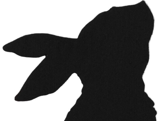 Standing Bunny Silhouette