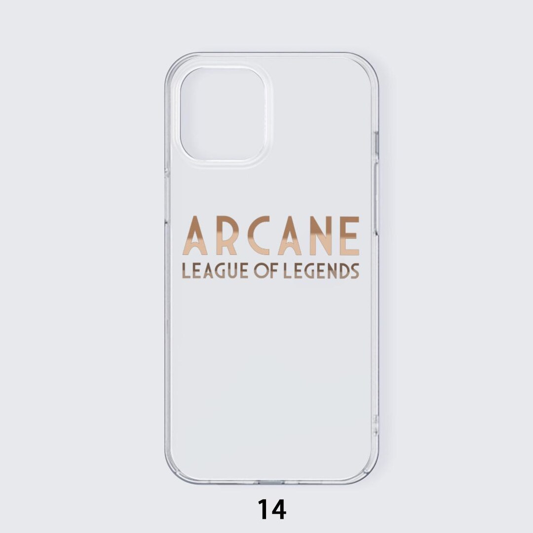Arcane League of Legends Clear Phone Case Arcane Merch iPhone 15 Pro ...