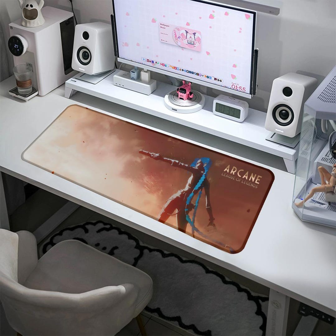 Arcane Deskmat Jinx Large Mousepad Arcane Merchandise Streamer Gaming ...