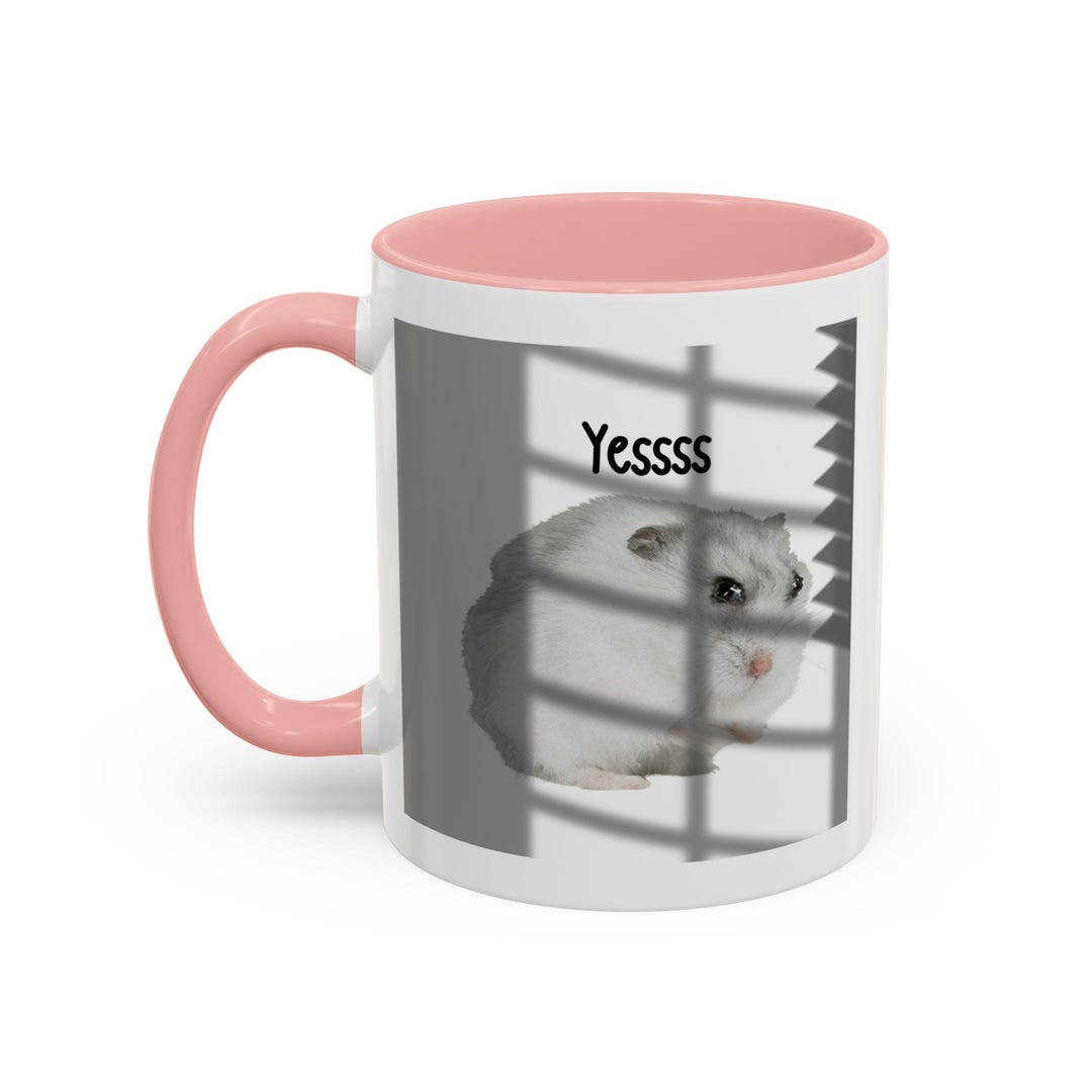 Cursed Hamster Meme Mug Gag Gift Weirdcore Unique Quirky Funny Meme ...