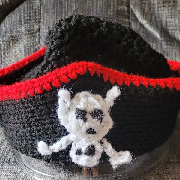 Crochet Pirate Hat - Etsy