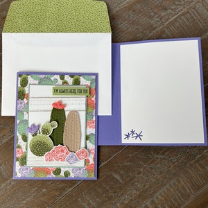 Flowering Cactus Card Variety Pack Set of 6 Cards for a Friend, Life is ...
