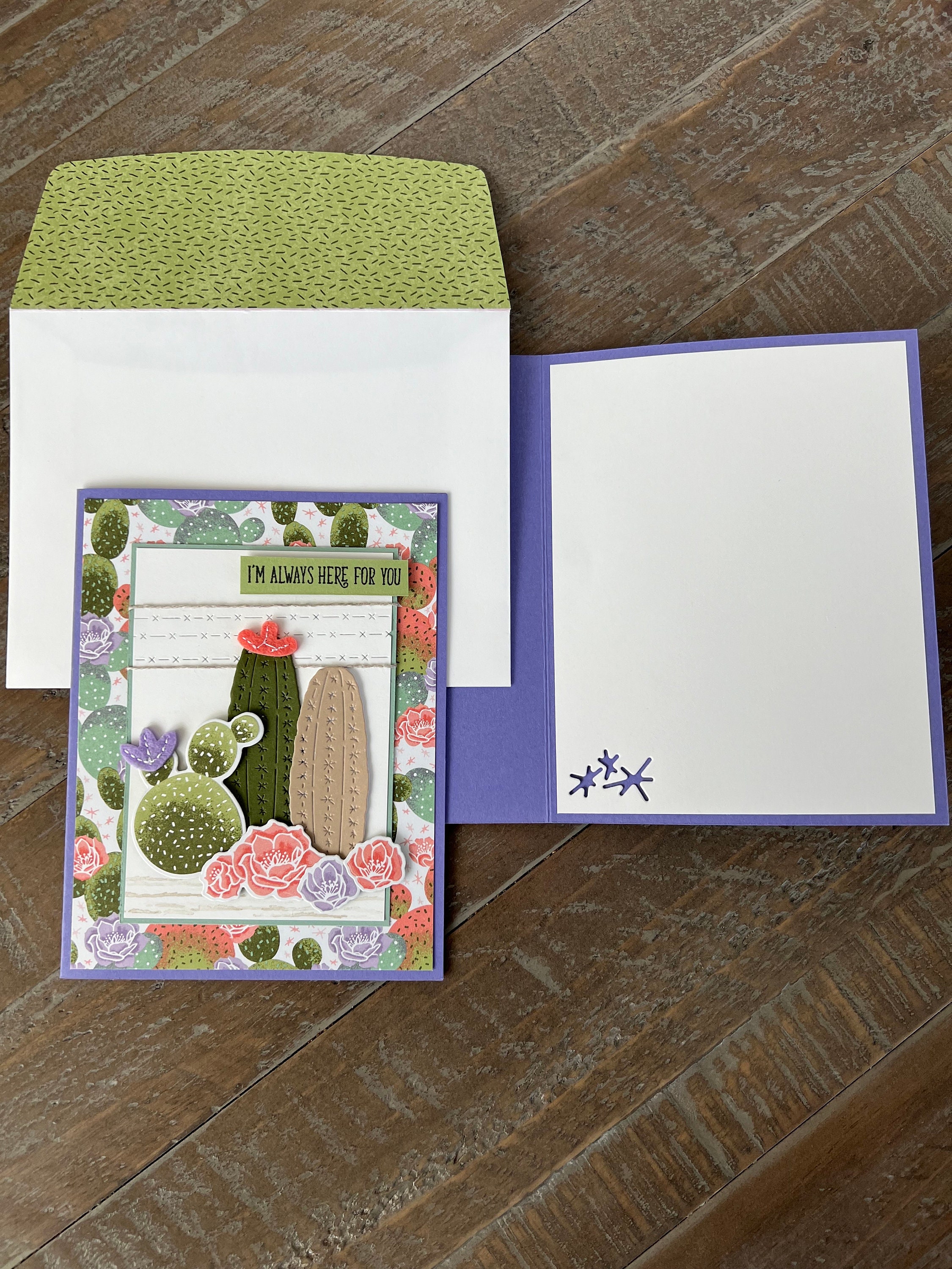 Flowering Cactus Card Variety Pack Set of 6 Cards for a Friend, Life is ...