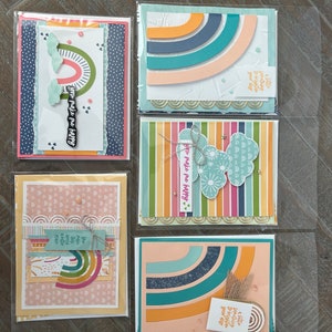 Rainbows of Happiness Variety Pack Set of 5 Cards for a Friend, Happy ...