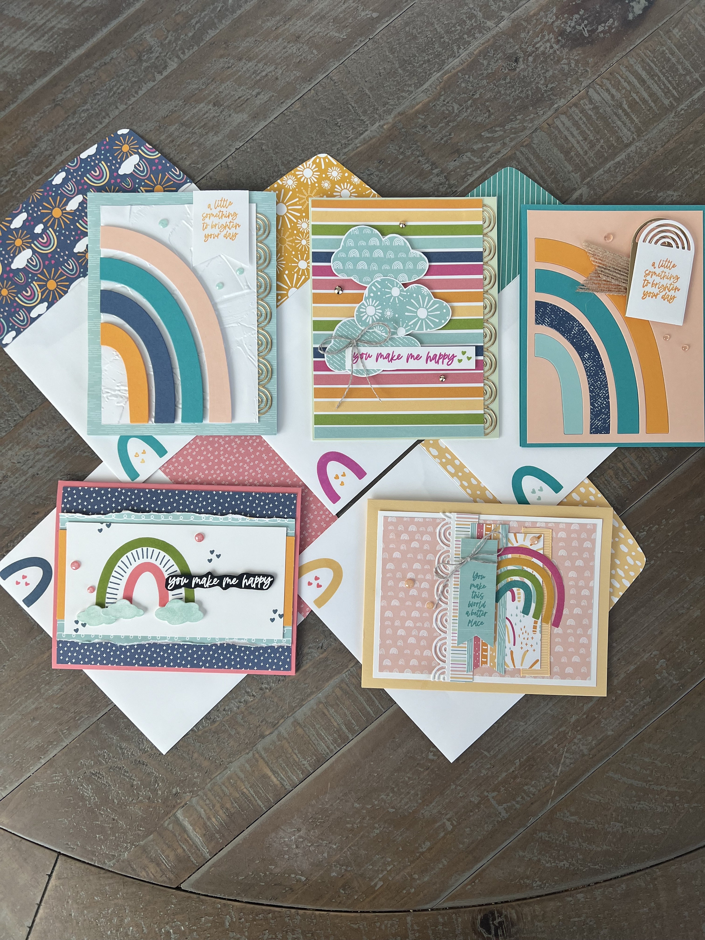 Rainbows of Happiness Variety Pack Set of 5 Cards for a Friend, Happy ...