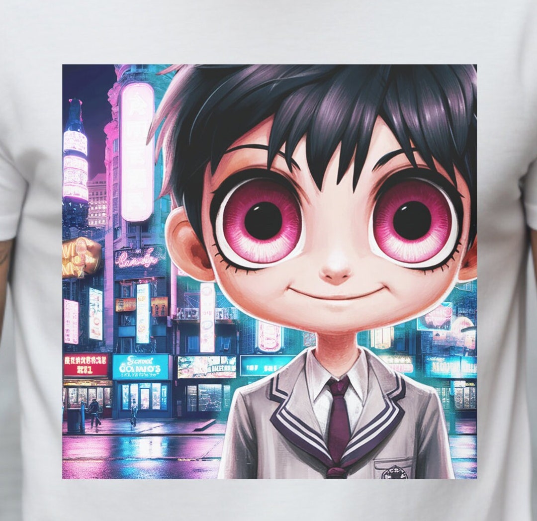 Big Eye Boy Anime, Fuchsia Eyes, Graphic, Yaoi, Character, Gaming, Neon ...