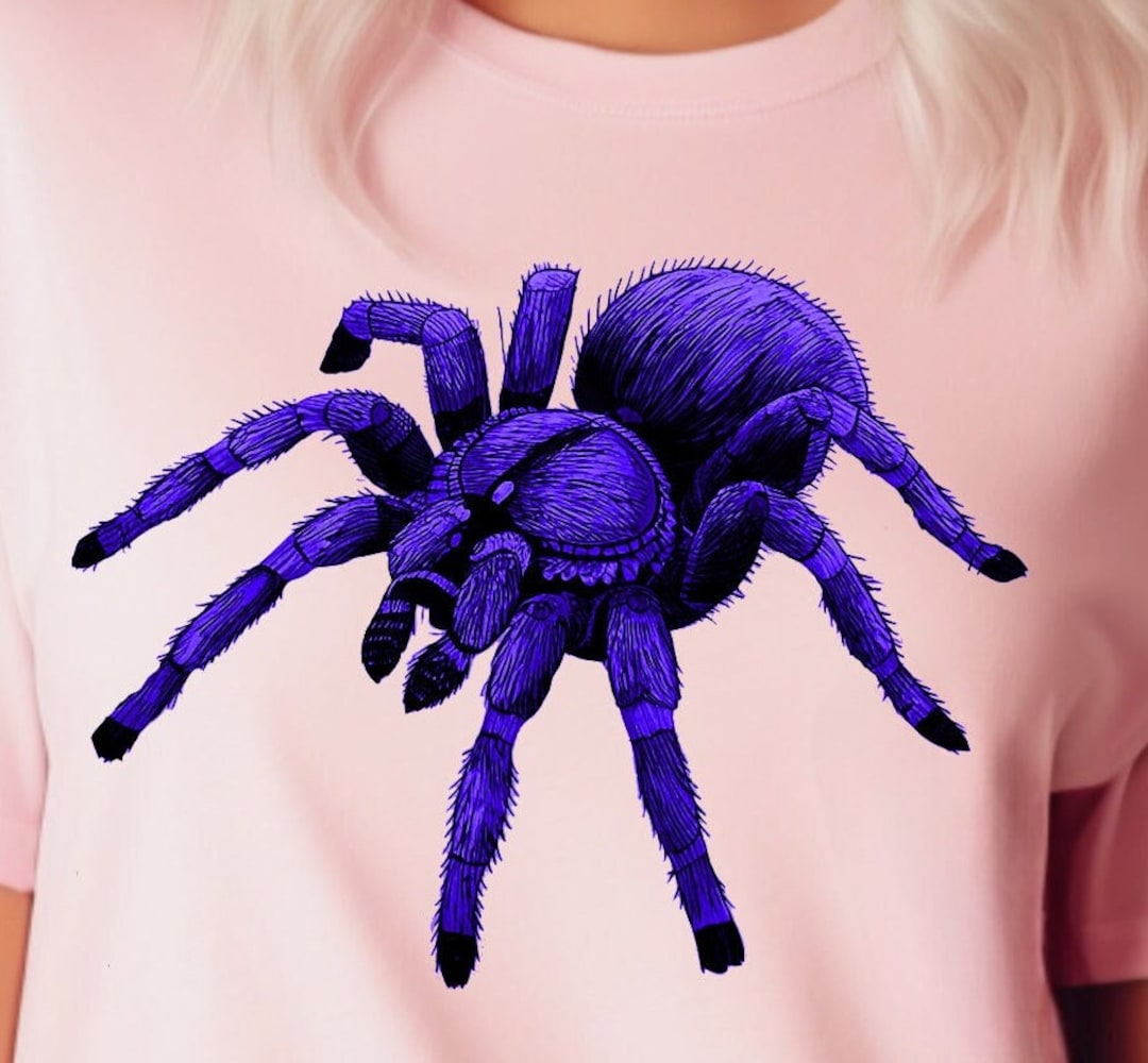 Unique Cobalt Blue Tarantula Spider Shirt – Perfect for Spider ...