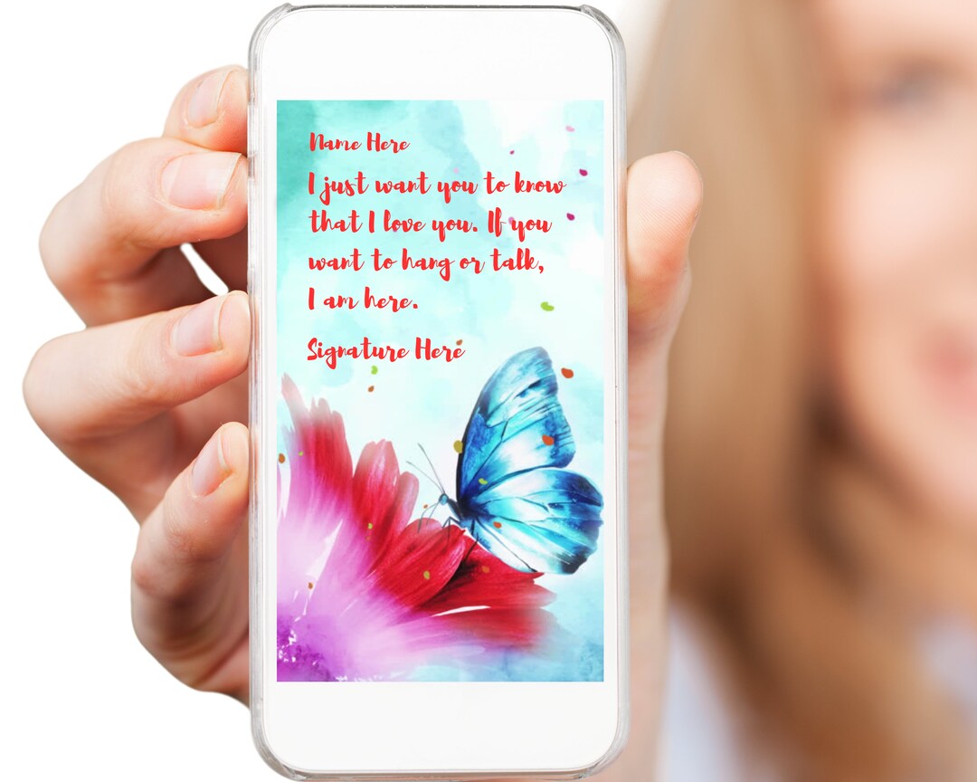 Blue Butterfly Love Animated Digital Card, Elegant and Romantic ...