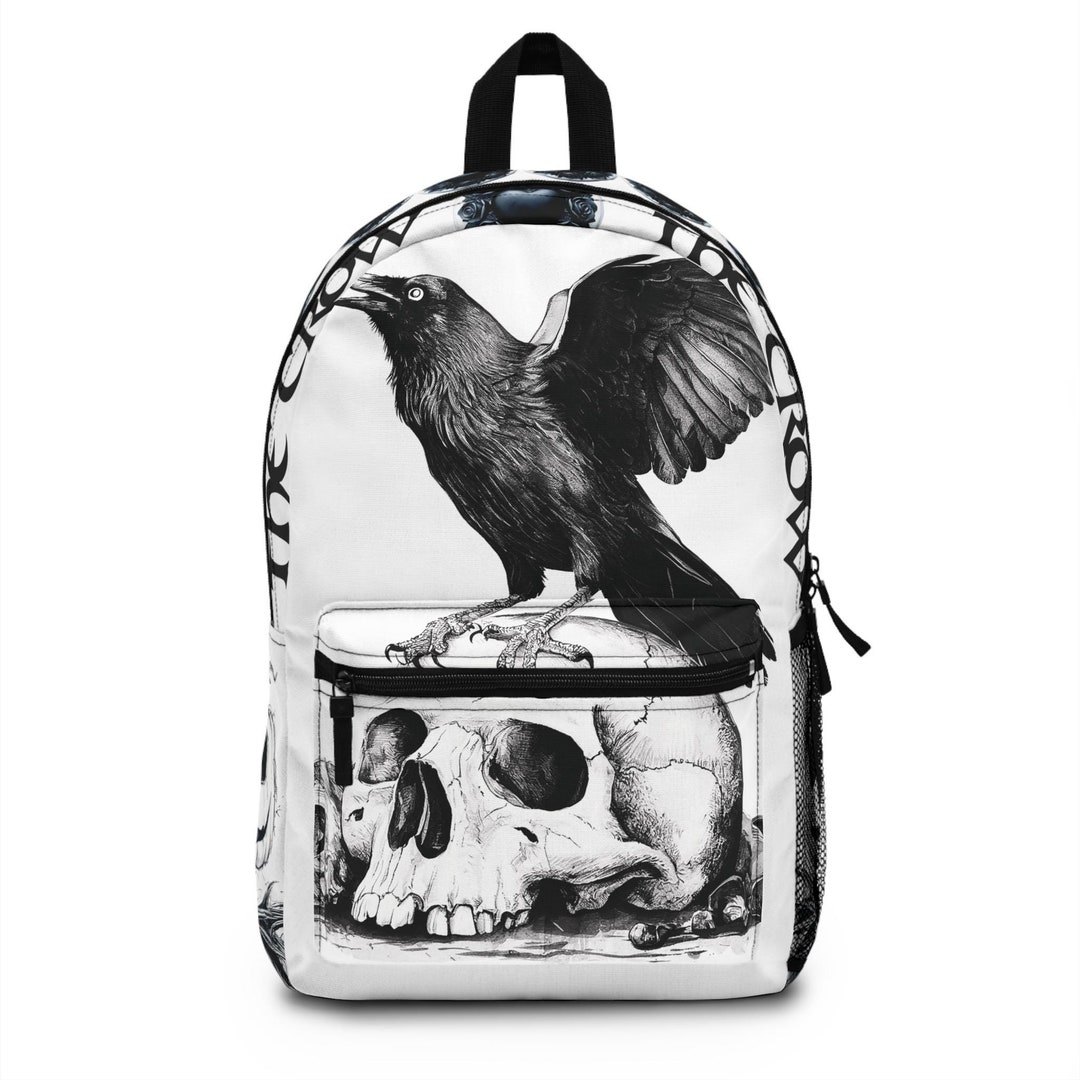 Gothic Backpack, Raven Skull Bag, Dark Fantasy School Bag, Every Day is ...