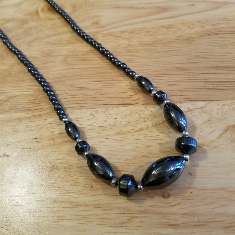 Hematite Necklaces - Etsy