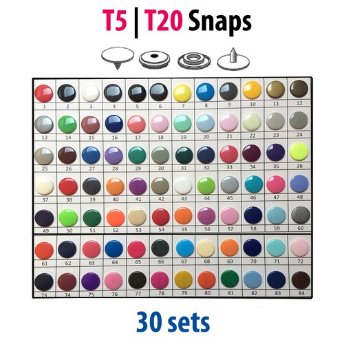 30 KAM Snaps Size 20 Glossy Plastic Snap Buttons T5 for Baby - Etsy