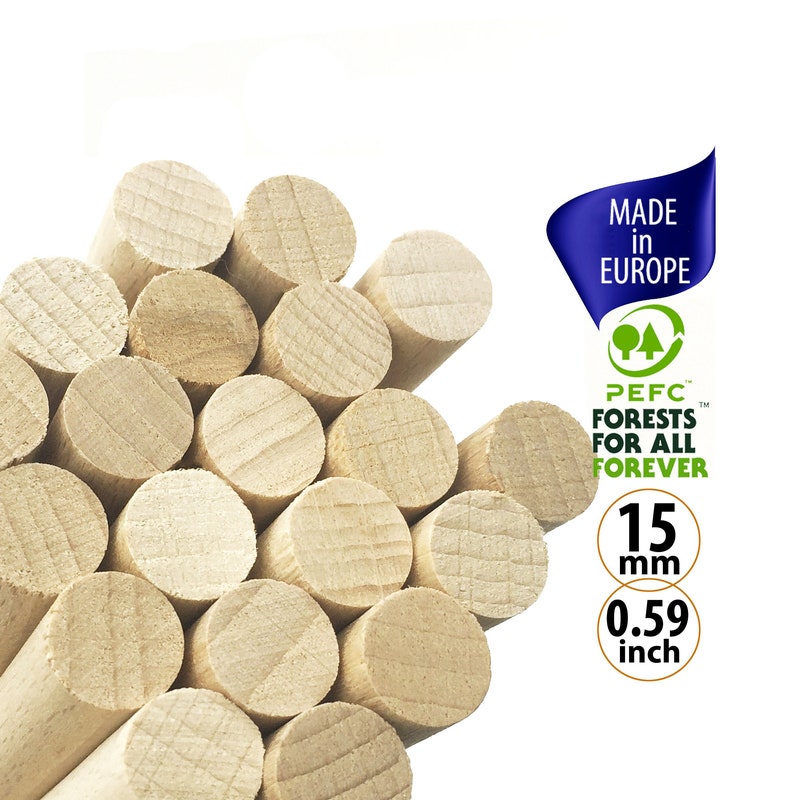 Wooden Round Sticks - Etsy
