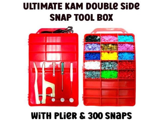 300 KAM Snaps Starter Kit With KAM Plier & Dies, KAM Snap Kit With ...