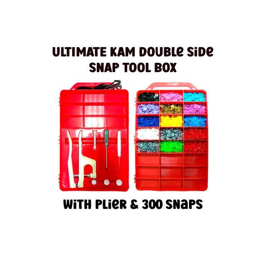 300 KAM Snaps Starter Kit With KAM Plier & Dies, KAM Snap Kit With ...
