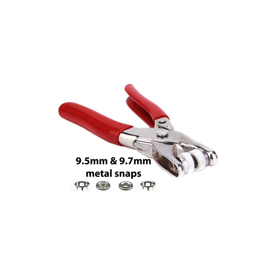 1 Metal Snap Plier 9.5mm Snaps, Snap Fastener Tool Size 15, Metal Snap ...