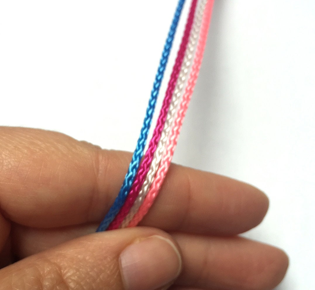 Pink Pacifier String 1.5mm Safe Strong Pacifier Clip Cord for - Etsy UK