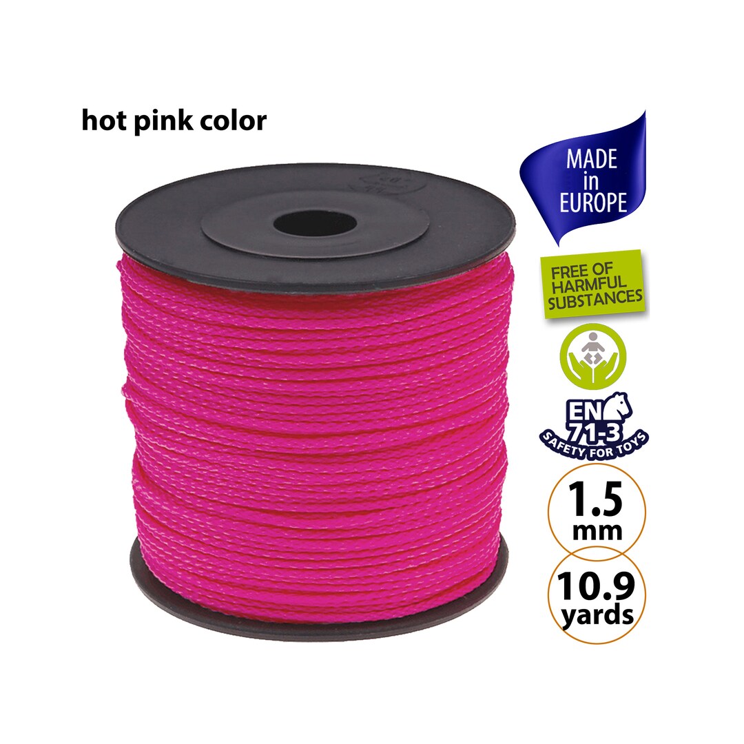 Hot Pink Pacifier String for Pacifiers 1.5mm DIY Dummy Clip - Etsy