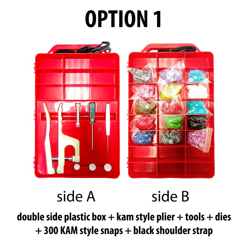 300 KAM Snaps Starter Kit With KAM Plier & Dies, KAM Snap Kit With ...