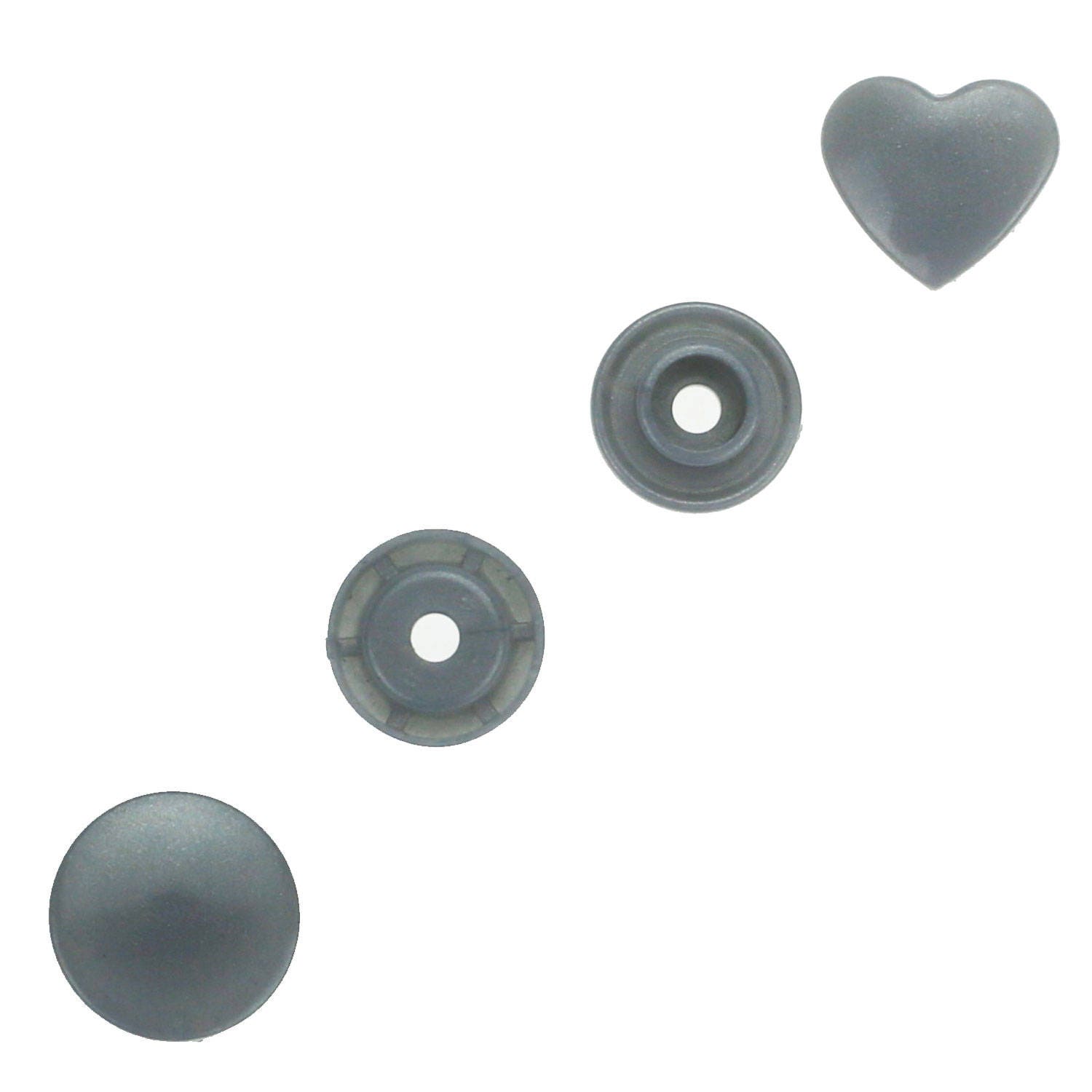 Heart KAM Snaps T20 Decorative Plastic Snap Fasteners Baby | Etsy