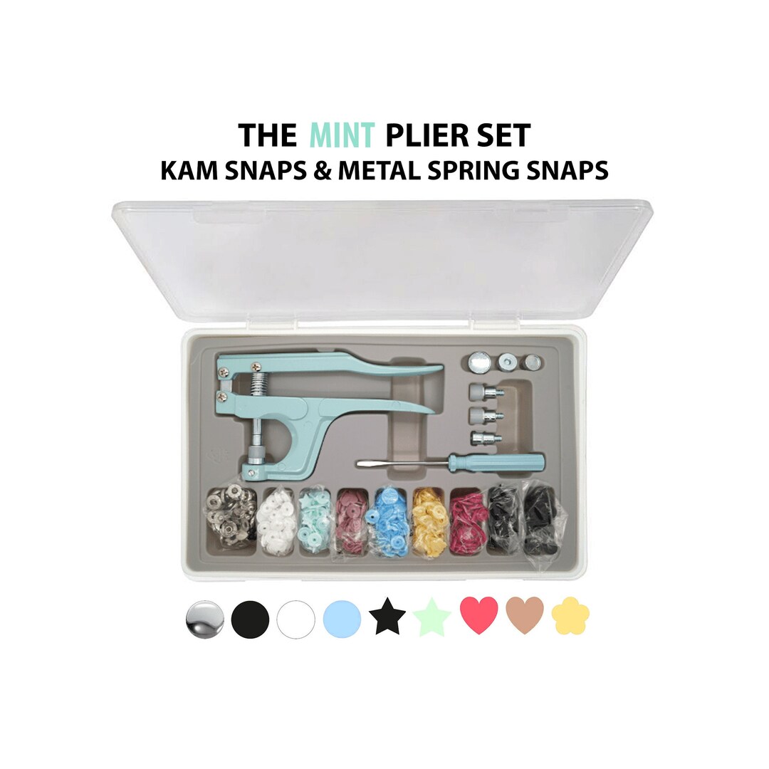 KAM Snaps Kit, Snap Button Tool for KAM and Metal Spring Fasteners ...