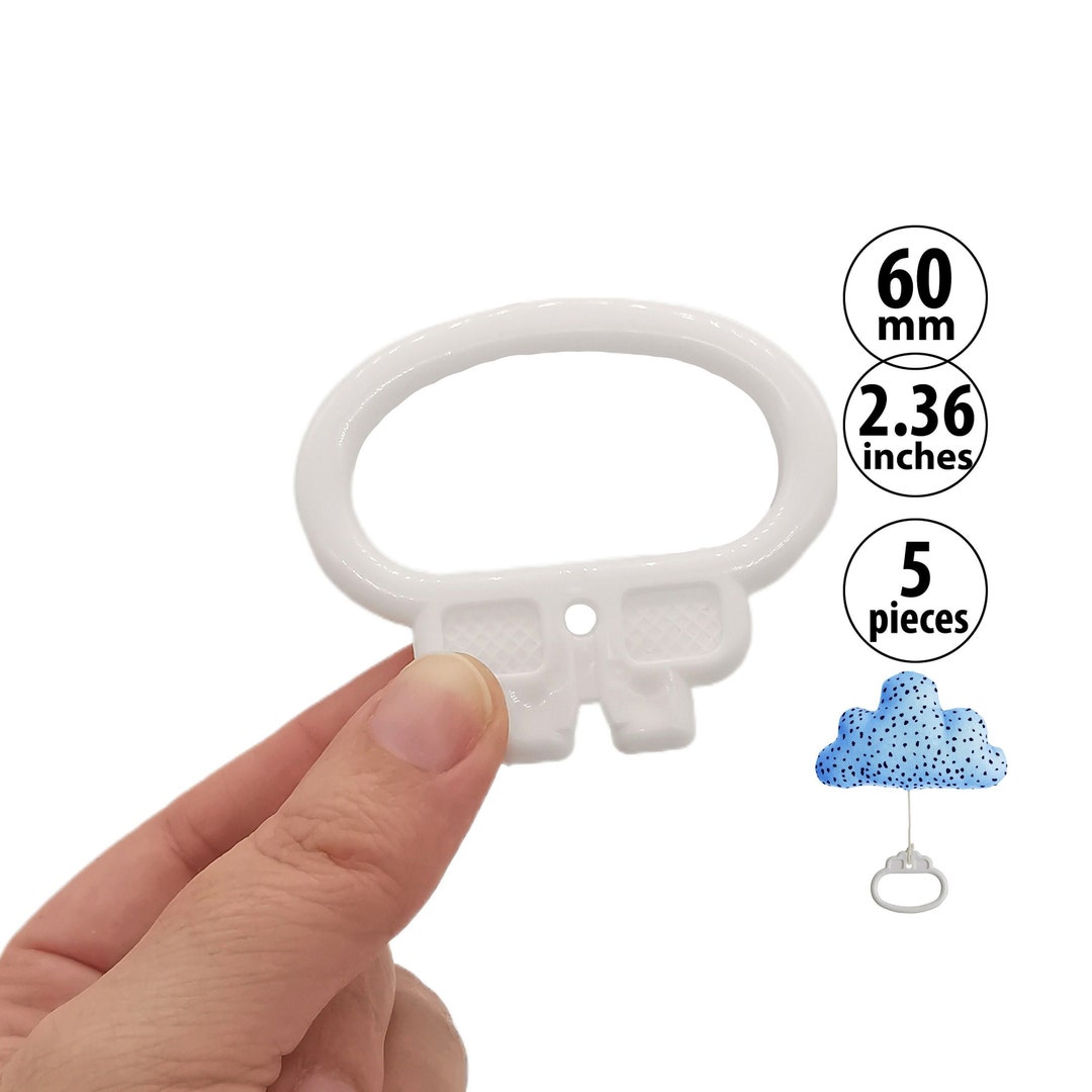 5 Plastic Handles for Toys, DIY Baby Mobile and Music Boxes Replacement ...