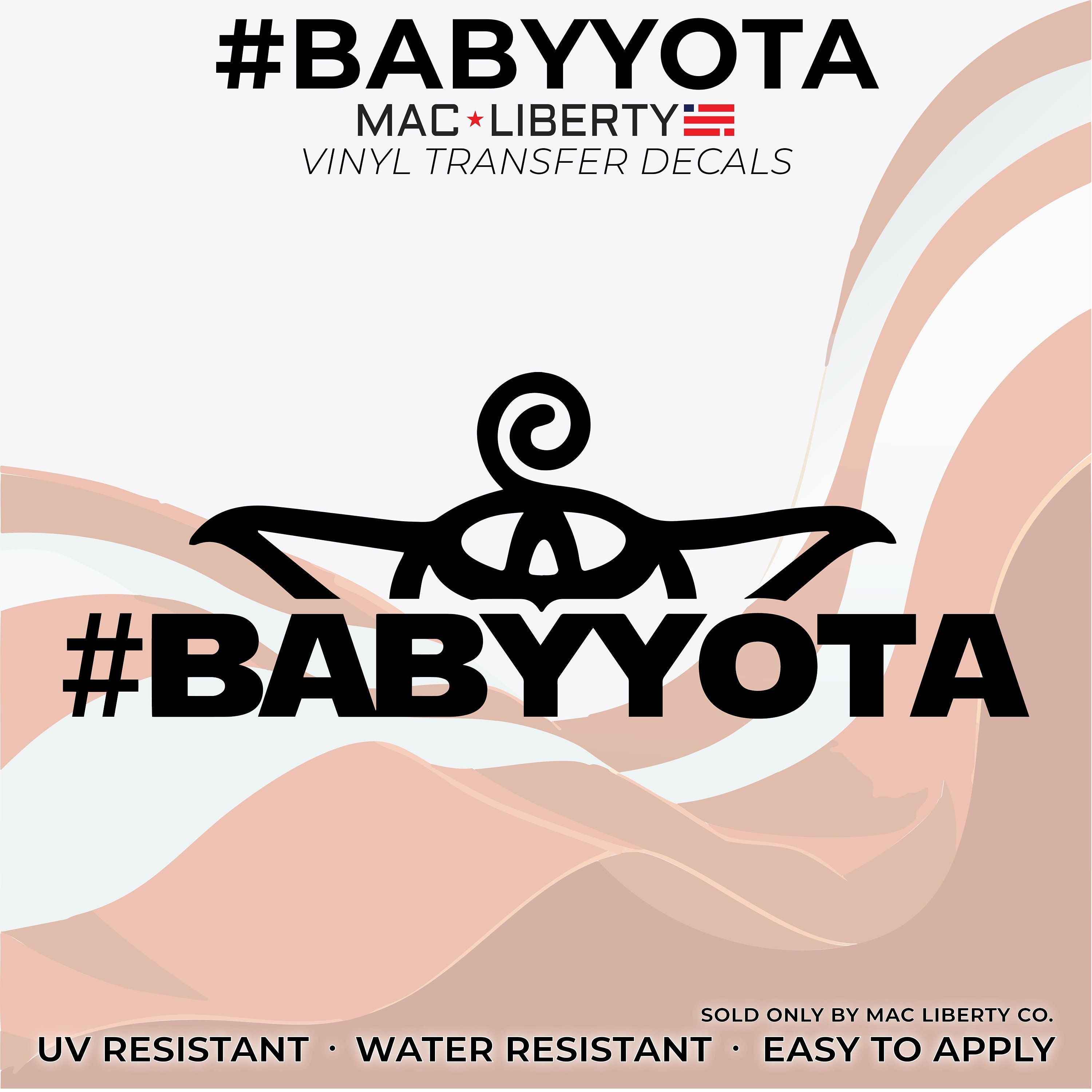 Baby Yota Toyota Decal Funny Yoda Decal for Your Laptop, Car, or Home ...