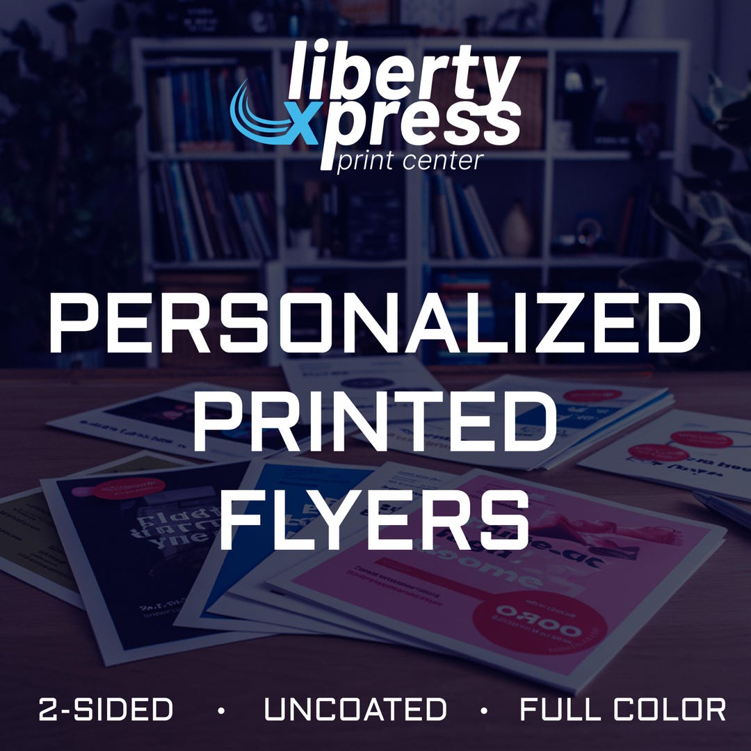 Custom Printed Flyers -- 8.5" X 11" -- CMYK Color Copies Printing ...