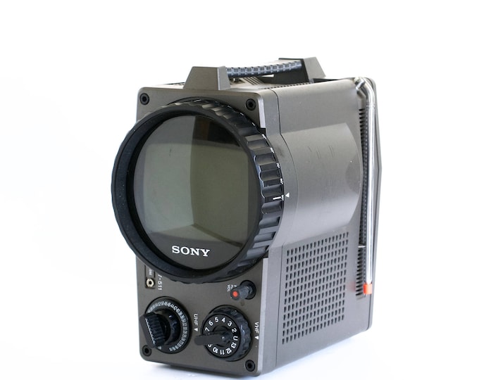 1978 Sony "mr. Nello" Portable Television With Rotating Screen TV-511 ...
