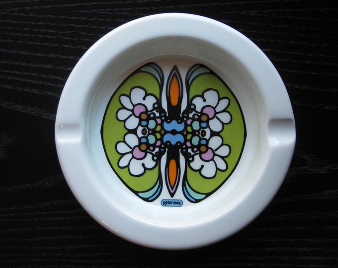 Psychadelic Peter Max Iroquois China Ashtray 6 Inch - Etsy