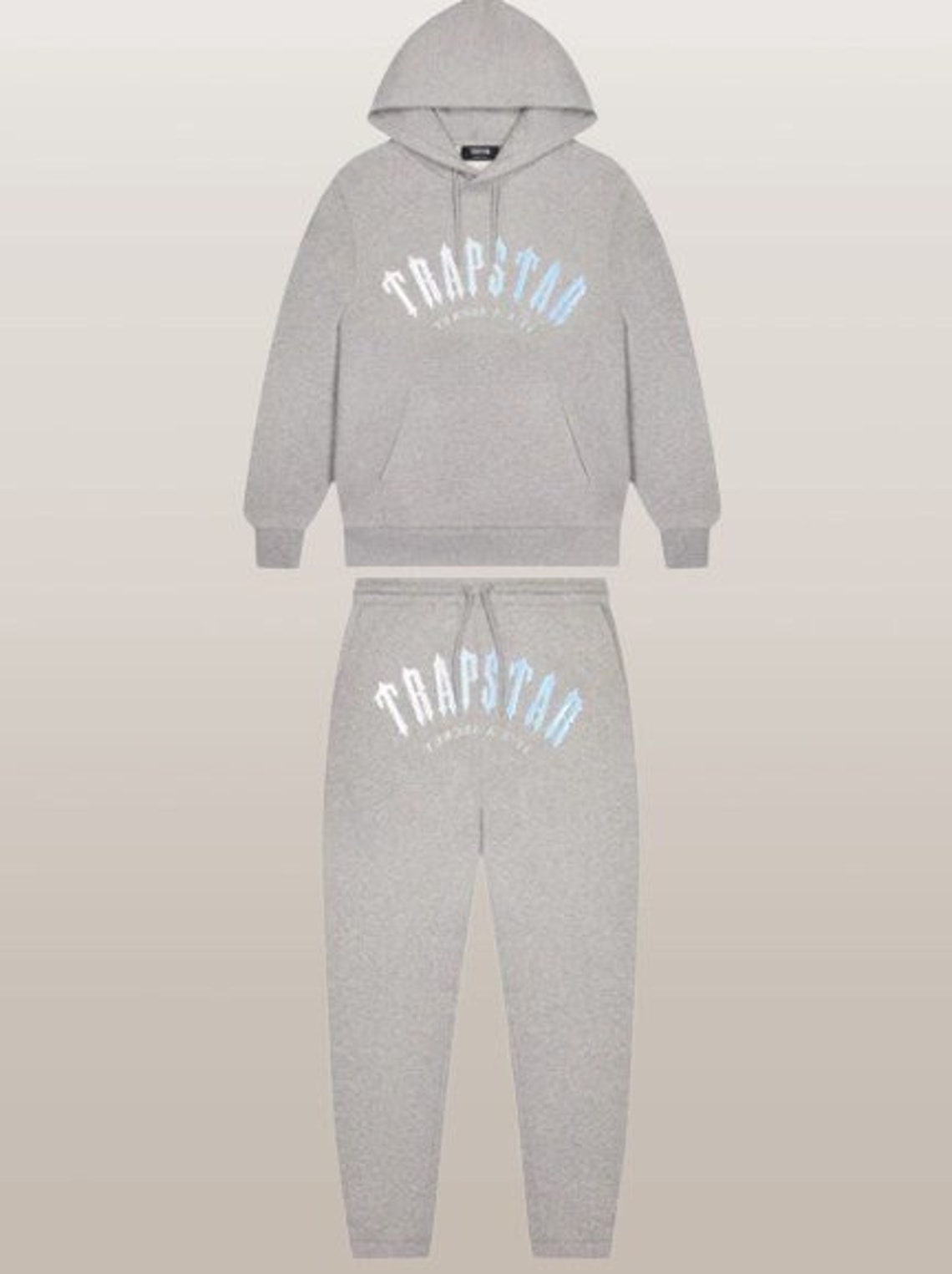 Trapstar Streetwear Tracksuit/black-grey - Etsy